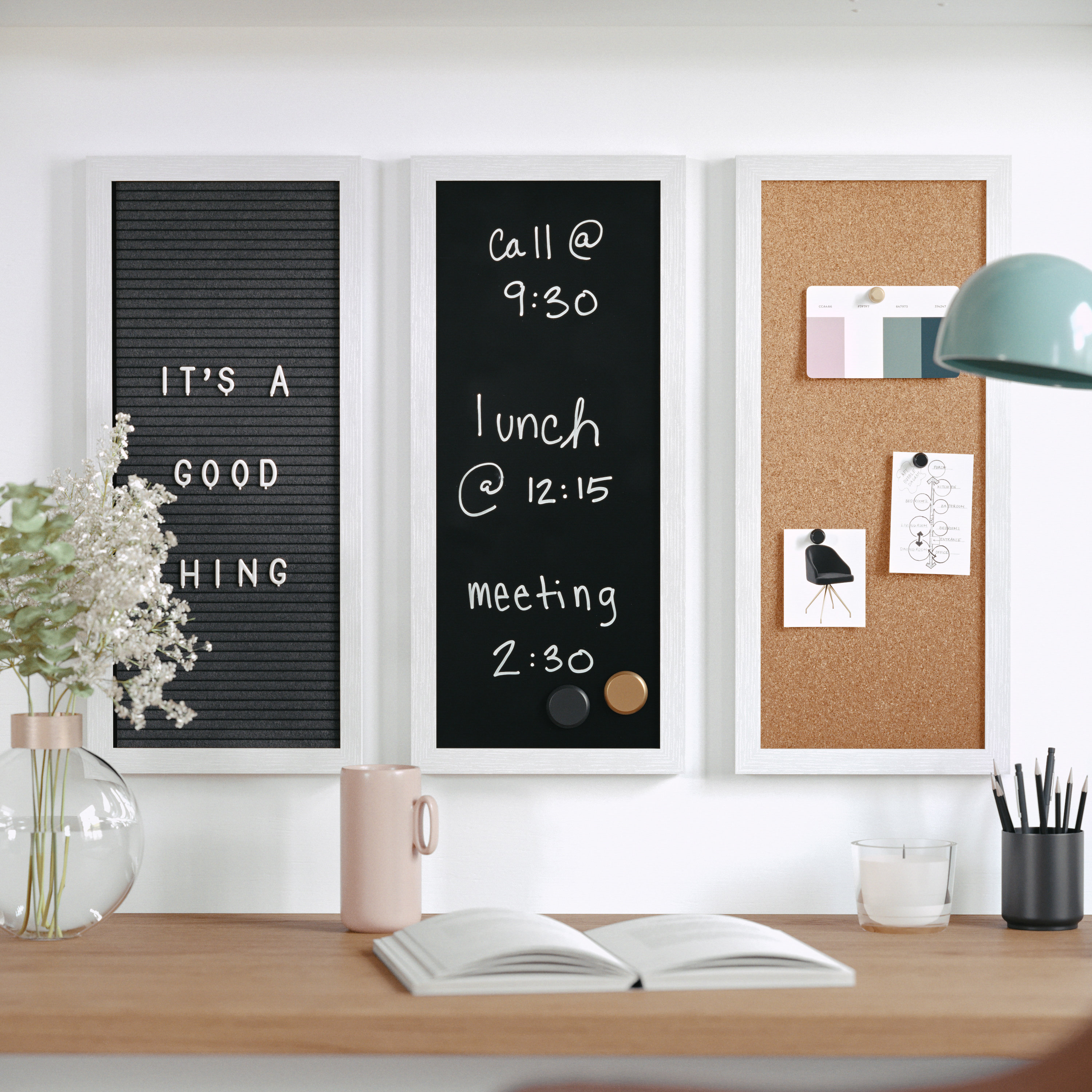 Martha Stewart Thomas Martha Stewart Cork Board, Chalk Board, Letter ...