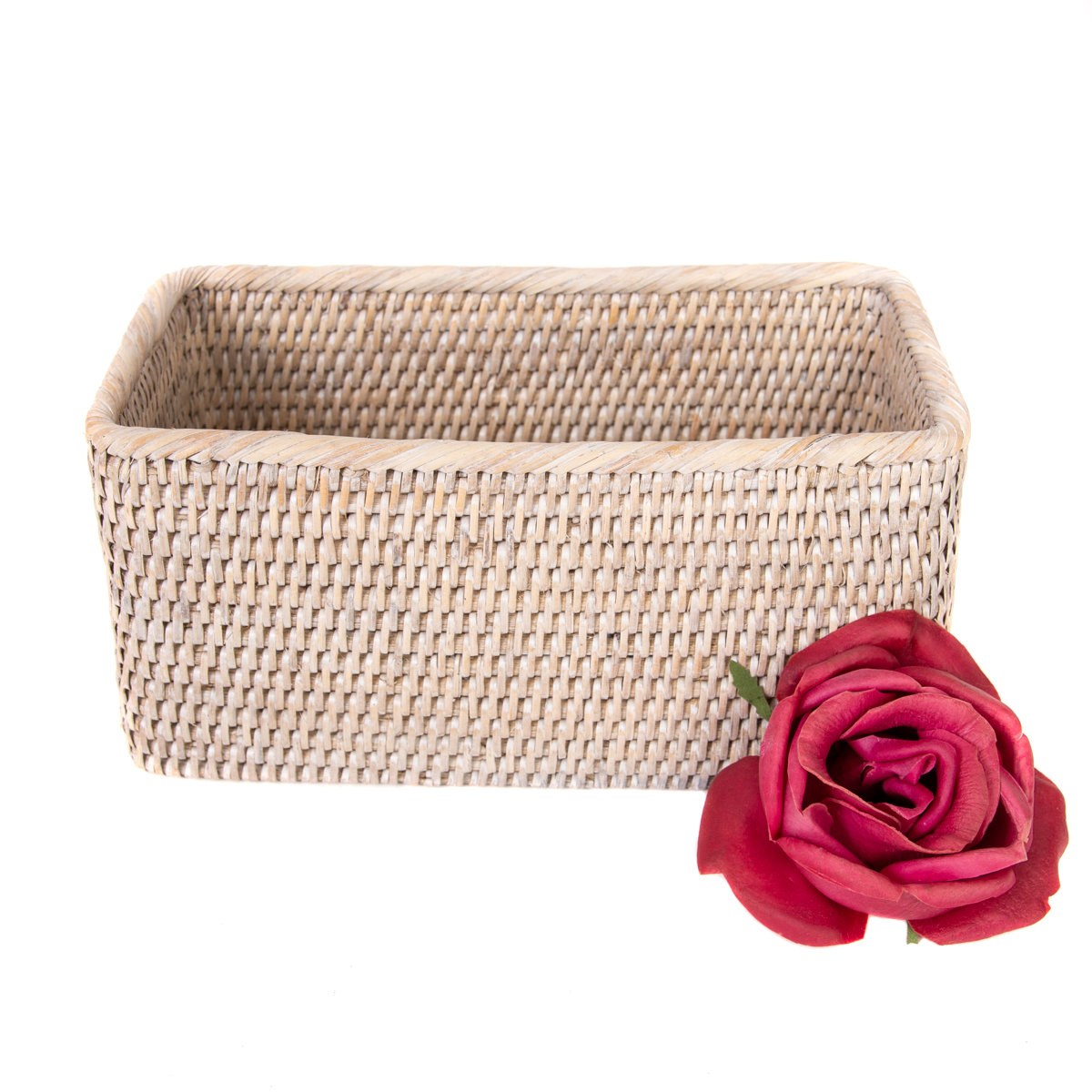 Birch Lane™ Albina Petite Rattan Basket & Reviews | Wayfair