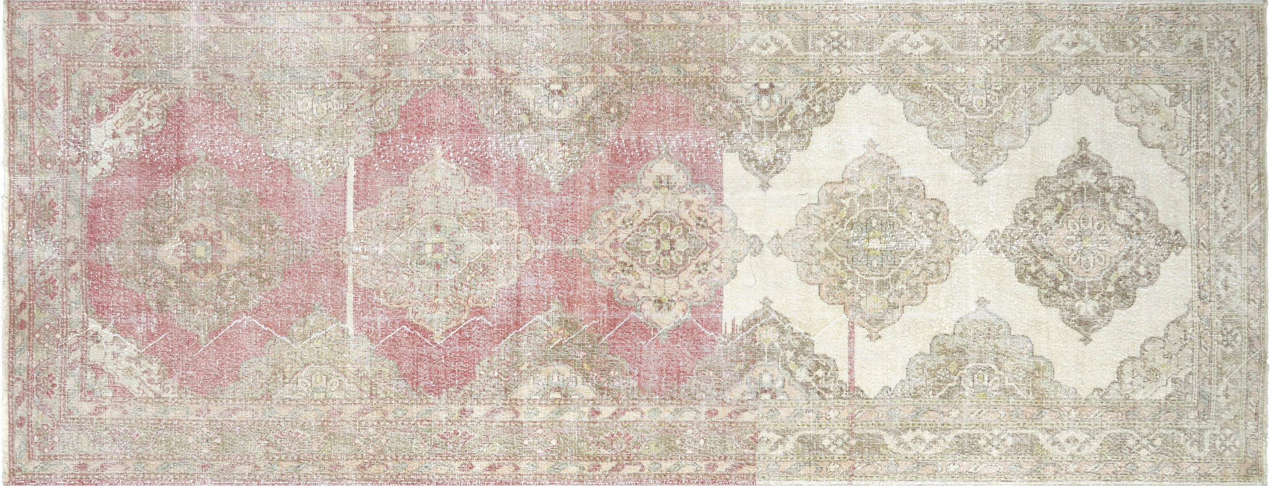 Nalbandian One-of-a-Kind Hand-Knotted 1960s 4'11" x 13' Runner Wool ...