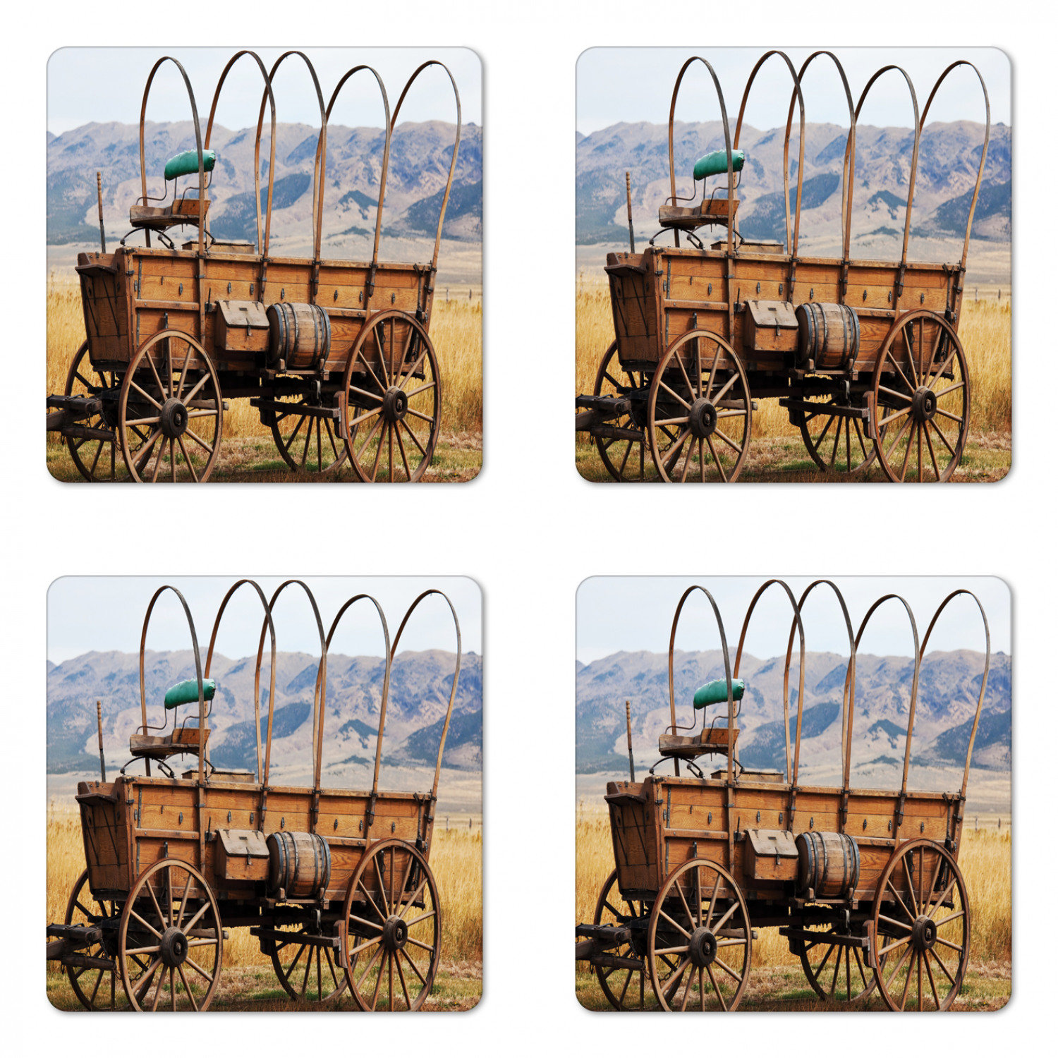 East Urban Home Western Coaster | Wayfair