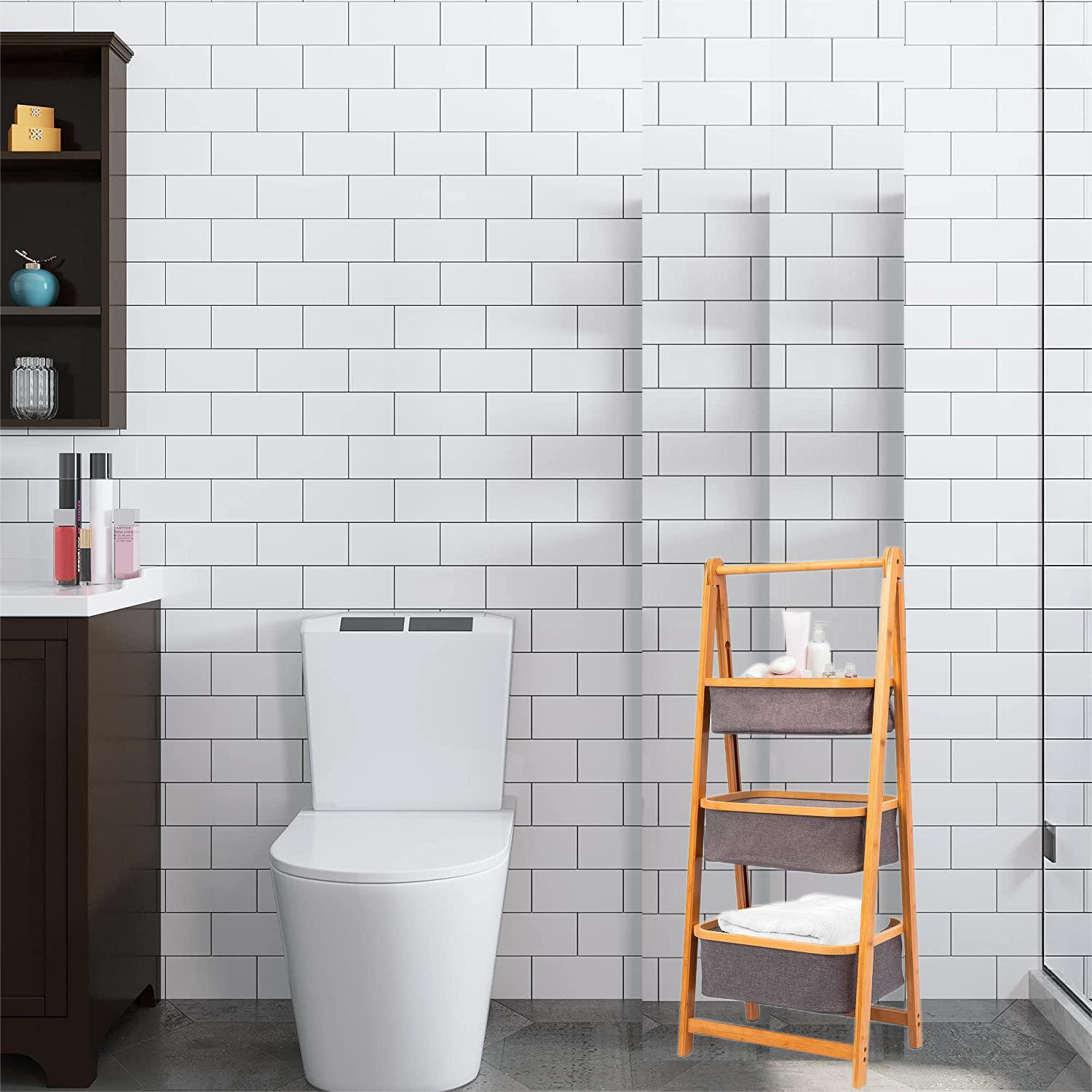 Ebern Designs 3 Tier Fold Out Storage Shelf | Wayfair