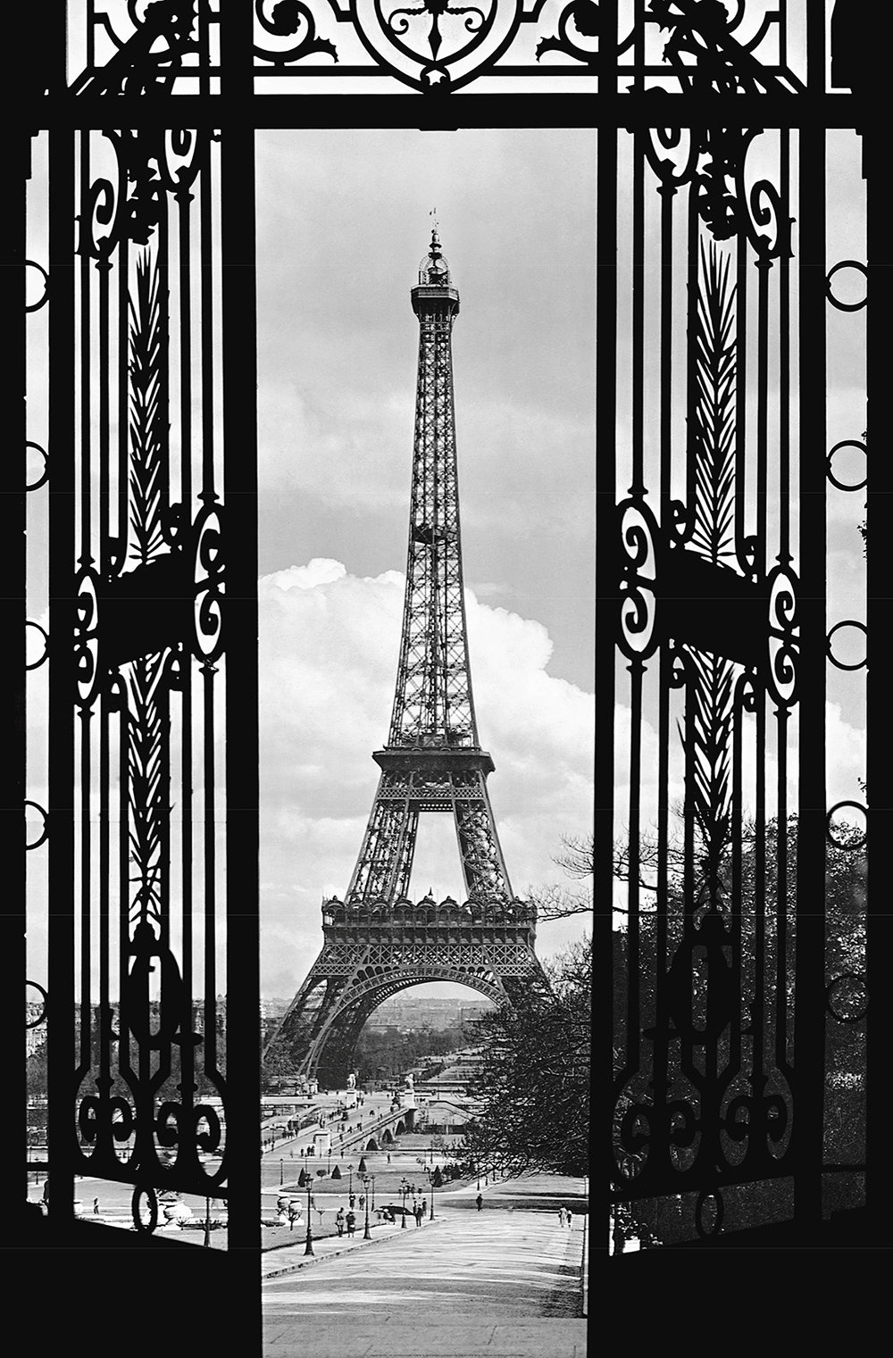Latitude Run Giant Art XXL La Tour Eiffel, 1909 1.75m x 115cm Wall Mural | Wayfair.co.uk