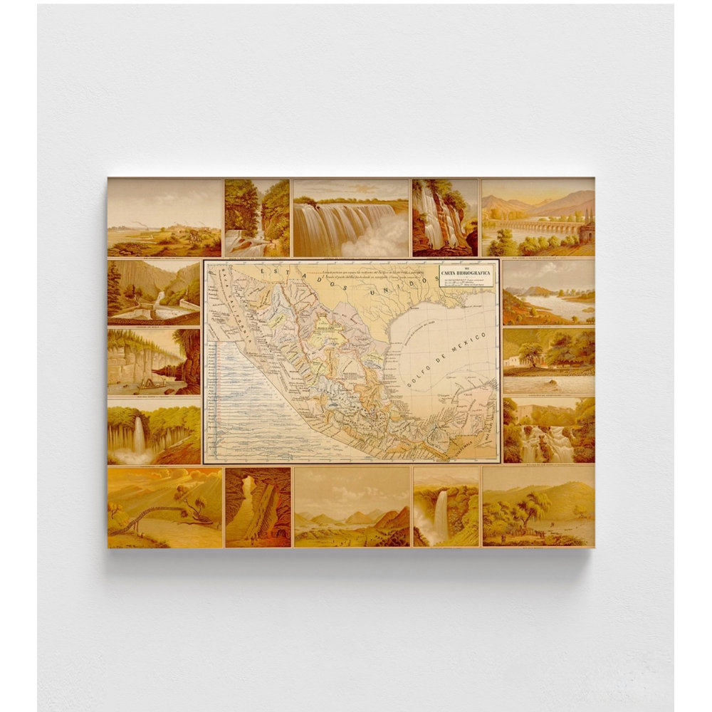 WeFrameArt Waterfalls And Dams In Mexico, Mexican Nature Poster Print ...