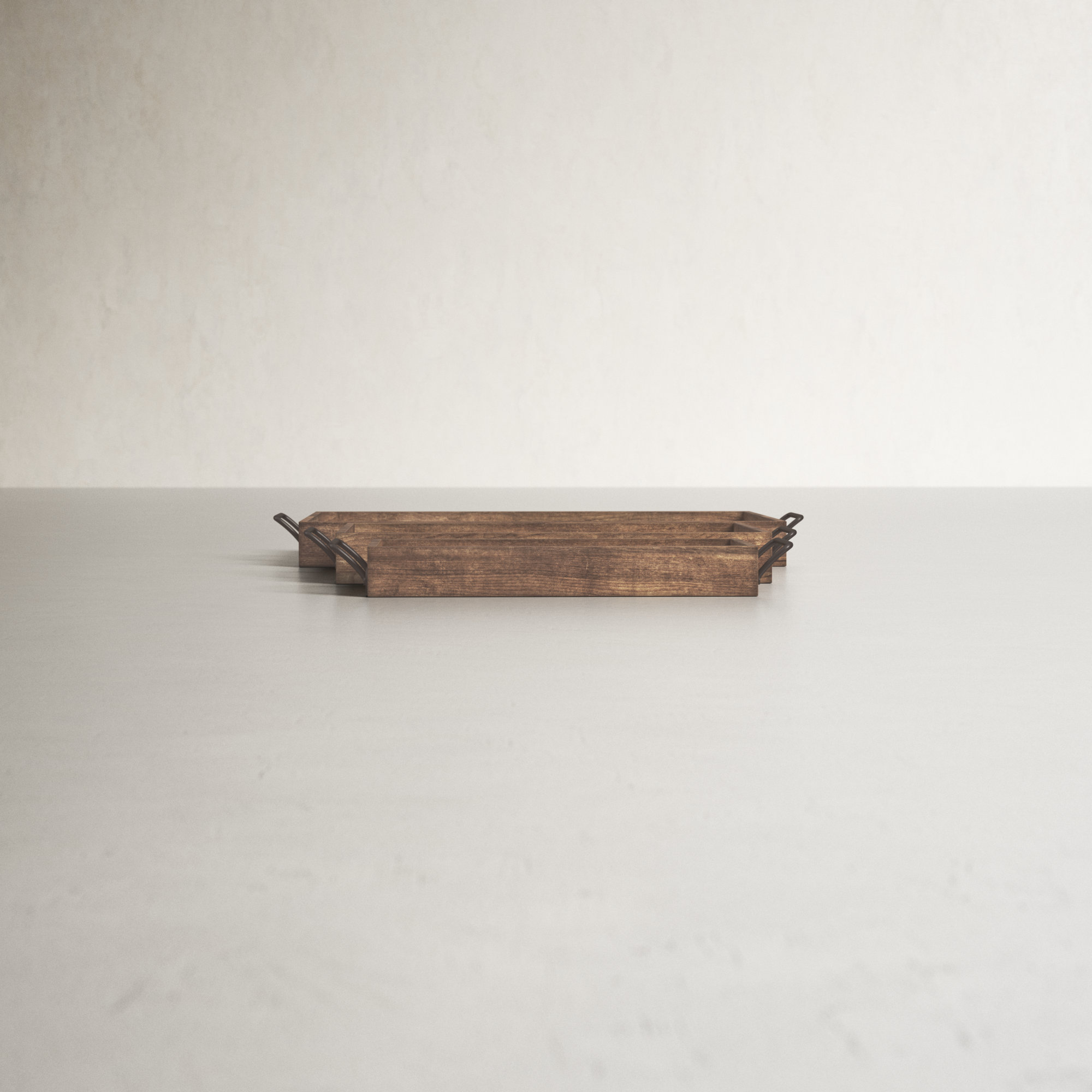 Birch Lane™ Percey 3 Piece Serving Tray Set & Reviews | Wayfair