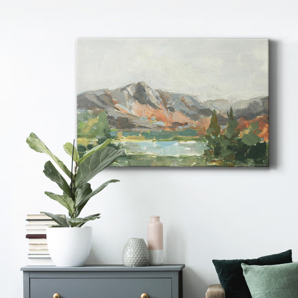 Millwood Pines Rusty Mountains I - Wrapped Canvas Print | Wayfair