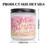 Yiwushigaofeidianzishangwuyouxiangongsi Happy Birthday Scented Candle ...