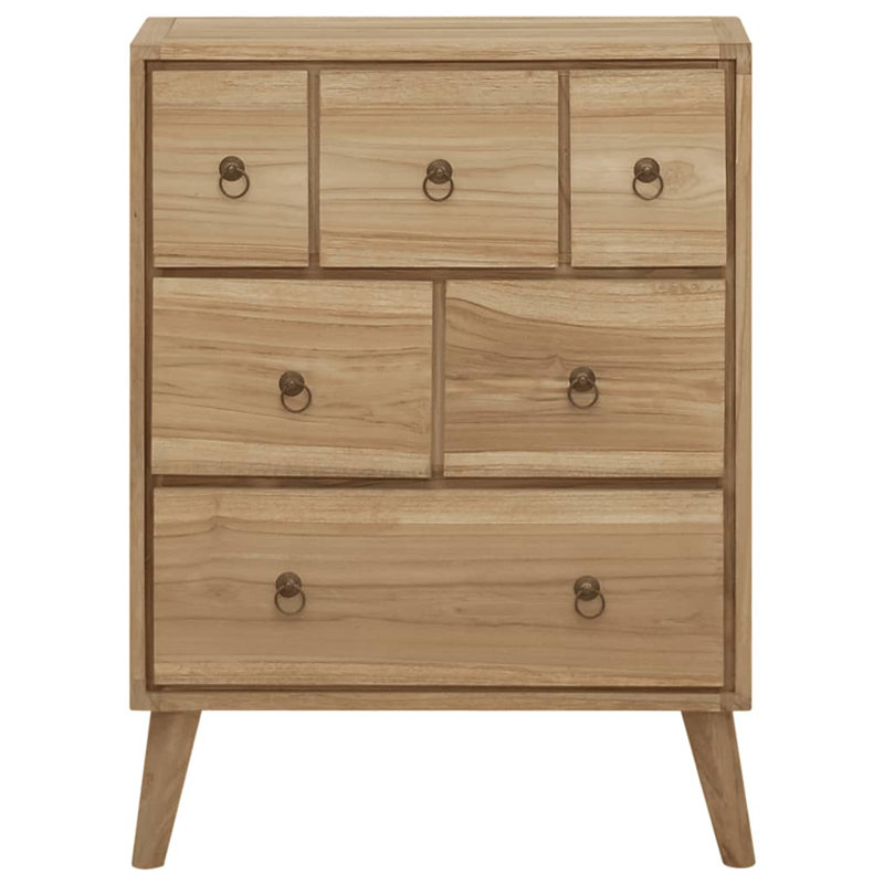 Millwood Pines Cevera Solid Wood 6 - Drawer Accent Chest | Wayfair