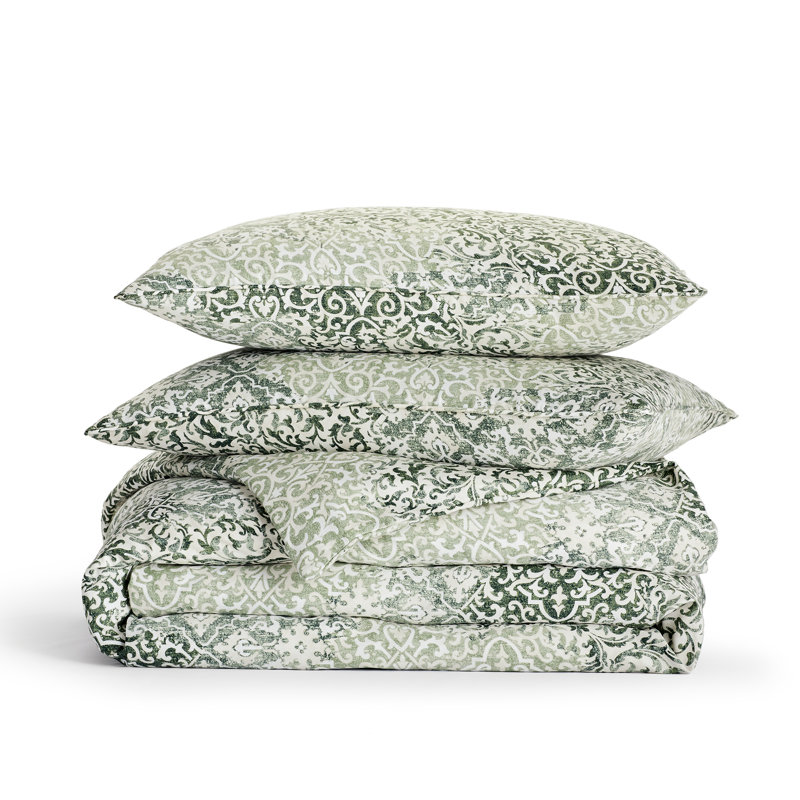 Birch Lane™ Bettie Bohemian Cotton Damask Duvet Cover Set & Reviews ...