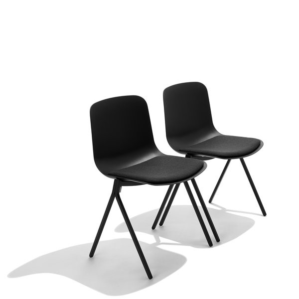 Poppin Key Side Chair, Set of 2 with Pad | Wayfair