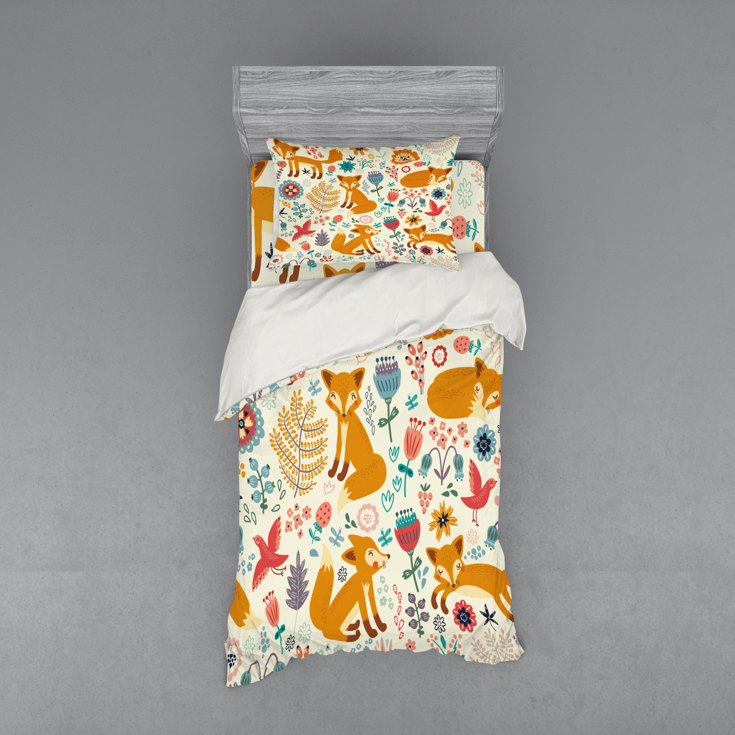 Ambesonne Fox Duvet Cover Set | Wayfair