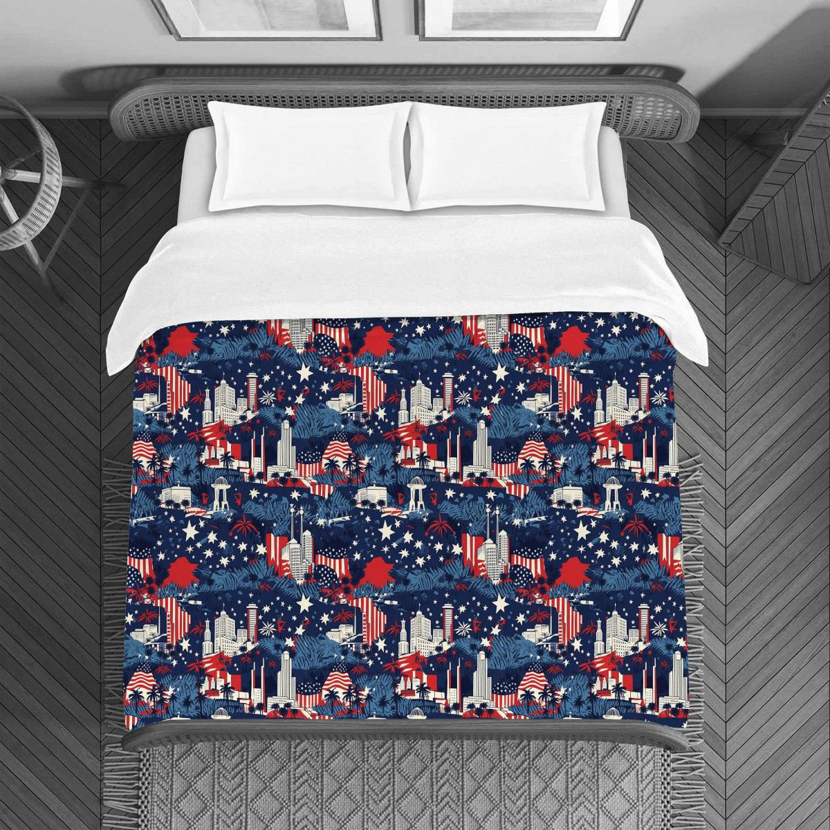 VisionDecor Hollywood Bedding Styles Duvet Cover Blue - Wayfair Canada