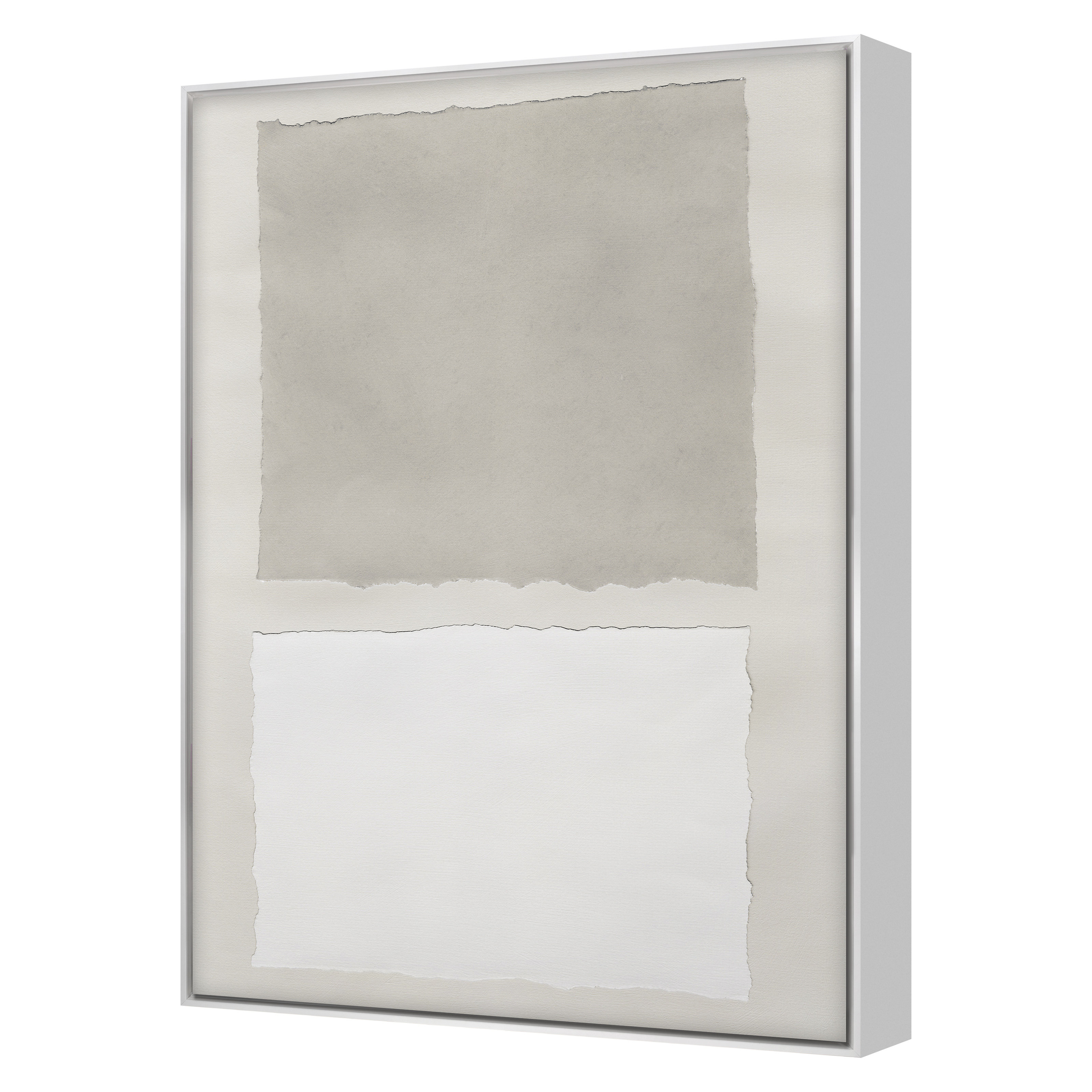 Grand Image Home Neutral Colorblock 1 by Kyle Goderwis - Floater Frame ...
