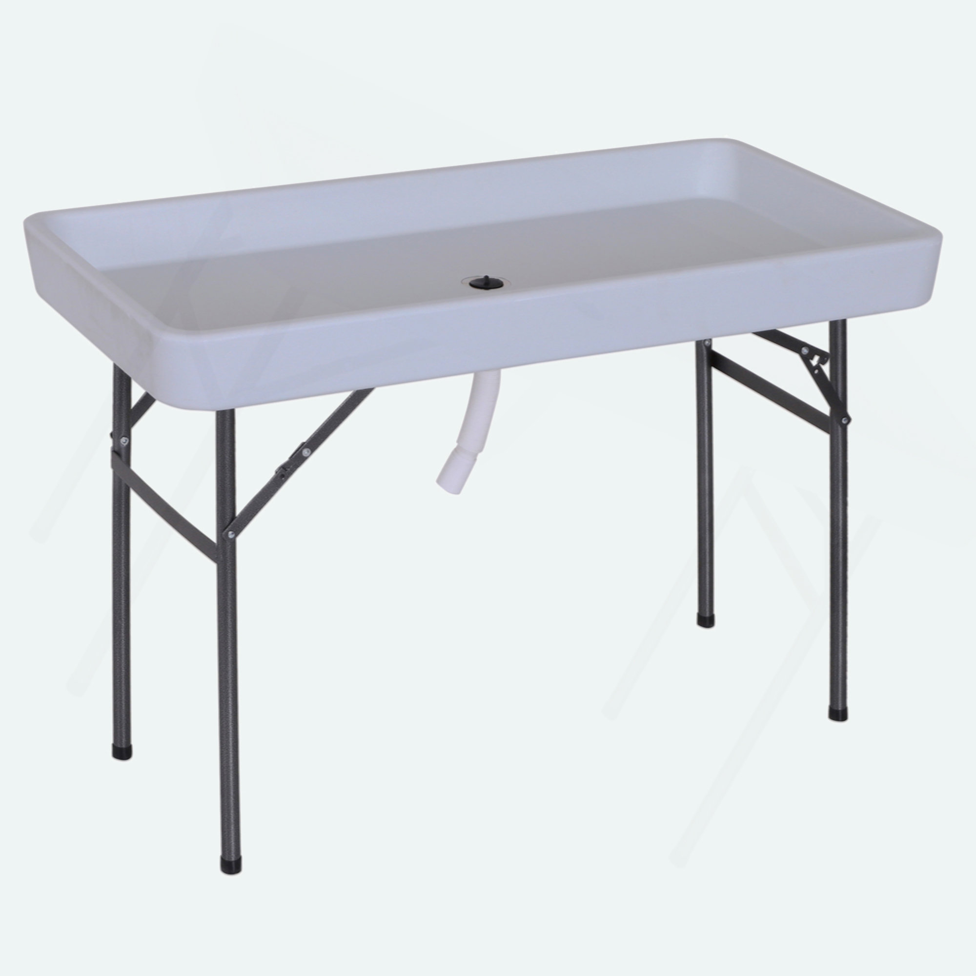 Arlmont & Co. 4FT Portable Folding Fish Fillet Cleaning Table Camping ...