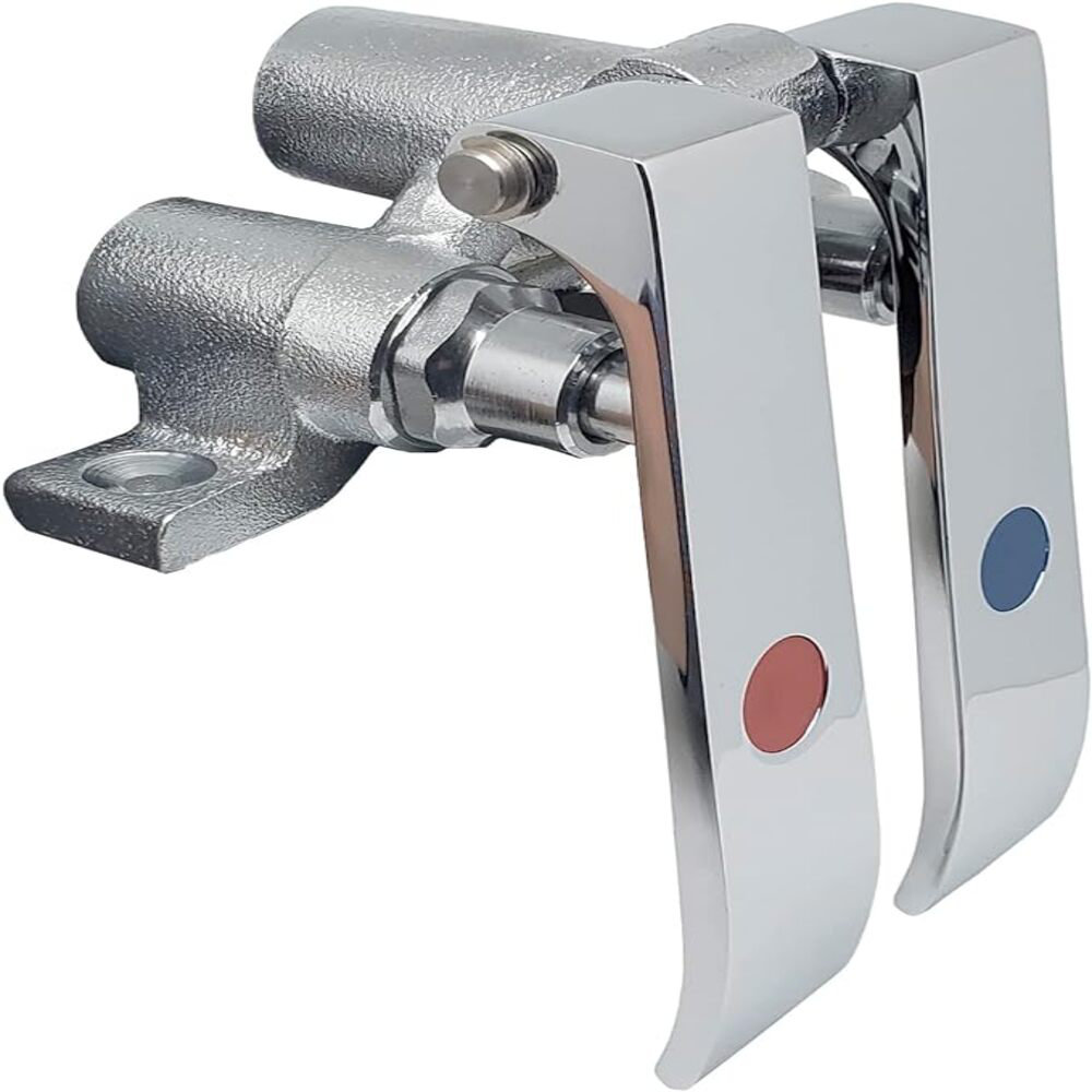 Express Kitchquip Stainless Steel Dual Knee Pedal Valve Control For ...