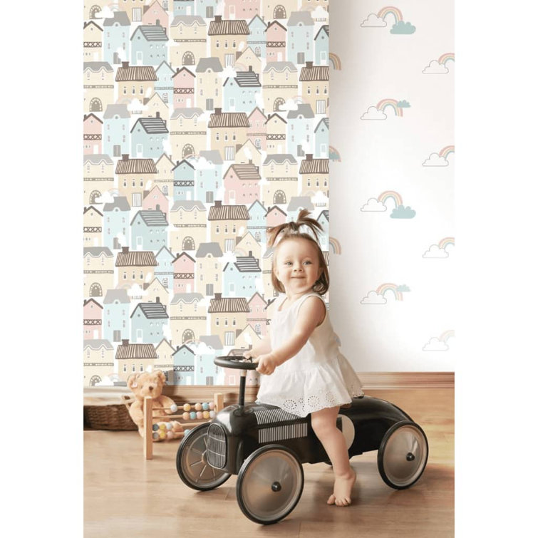 Zoomie Kids No Pattern And Not Solid Colour Wallpaper | Wayfair.co.uk