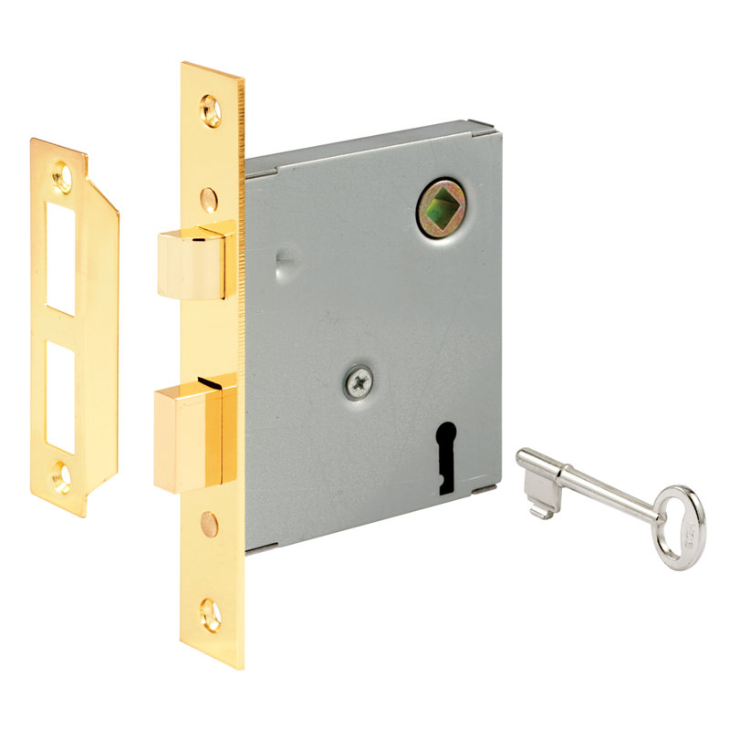 Prime-Line Vintage Style Indoor Mortise Lock Assembly Kit Cast Steel ...