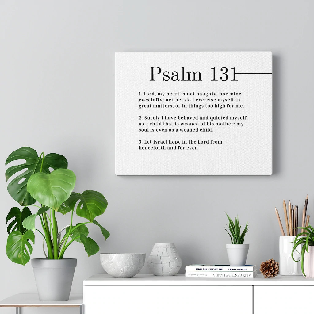 Trinx «Hope in the Lord Psalm 131 Christian Wall Art», impression de ...