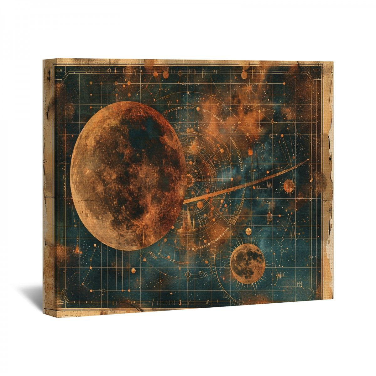 Latitude Run® Astronomy Canvas Wrap - Science Wall Decor - Wayfair Canada