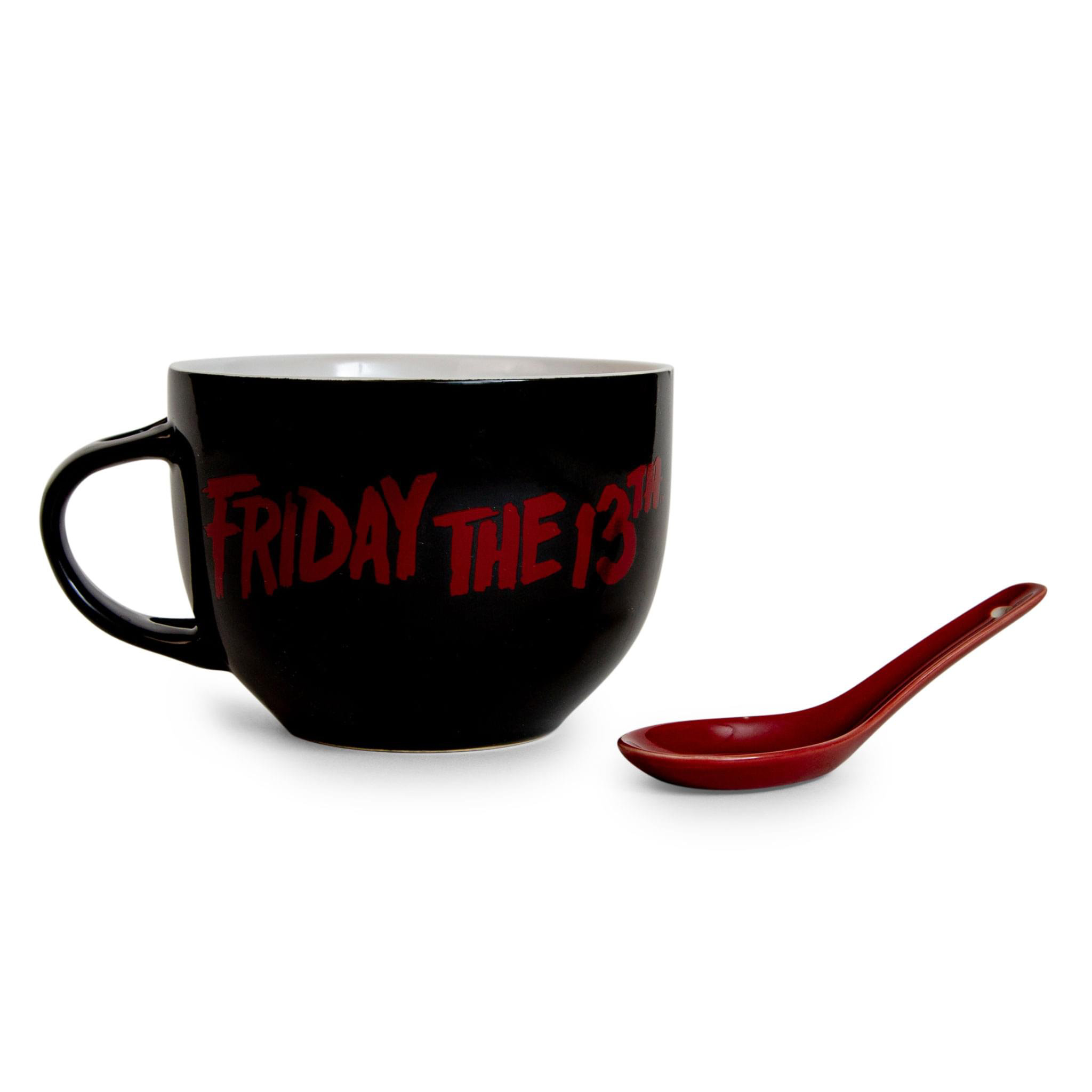 Silver Buffalo Friday the 13th Jason Voorhees Ceramic Soup Mug With ...