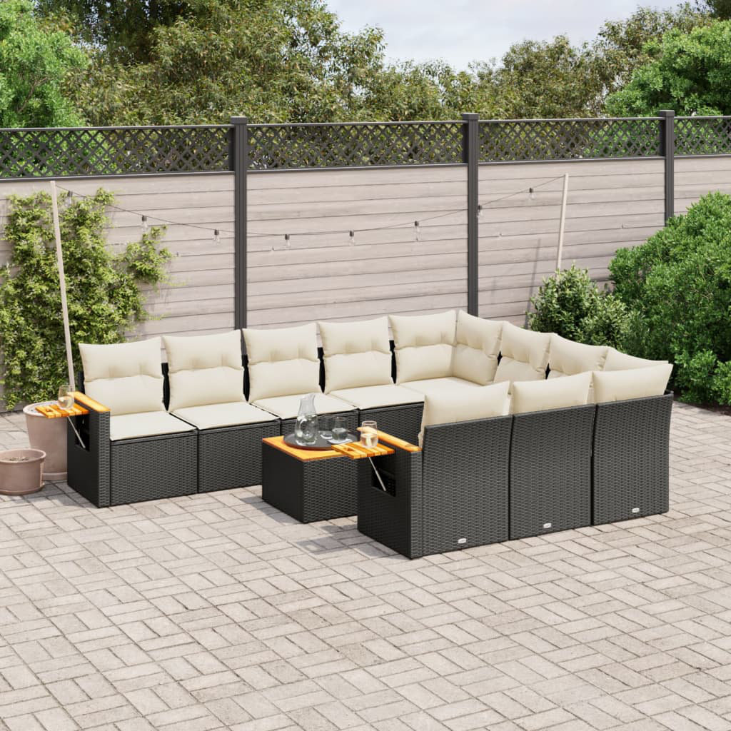 Vidaxl Garden Sofa Set Poly Rattan Large Modular Garden Sofa Set | Wayfair