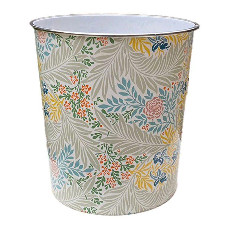 Marlow Home Co. Chatham Plastic Waste Paper Basket 7.7L Round Open ...