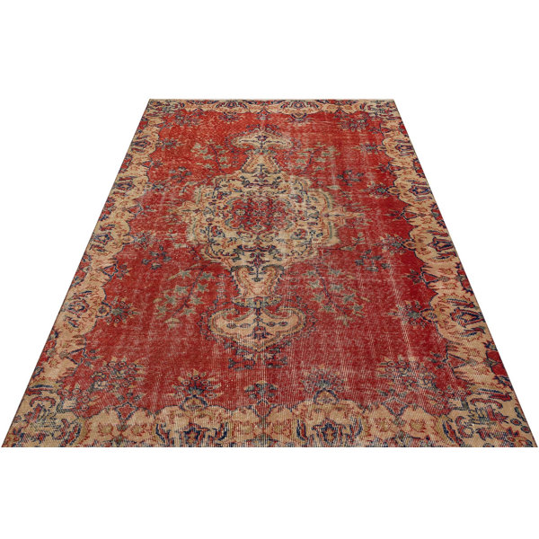 Lofy Vintage Red Rug | Wayfair