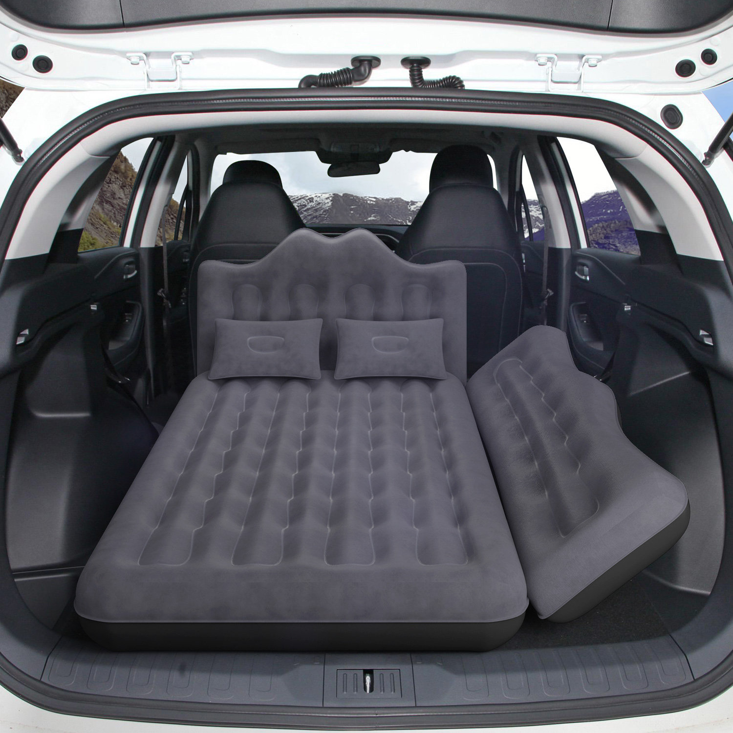 Alwyn Home Eastchester Inflatable SUV Air Mattress Back Seat Camping ...