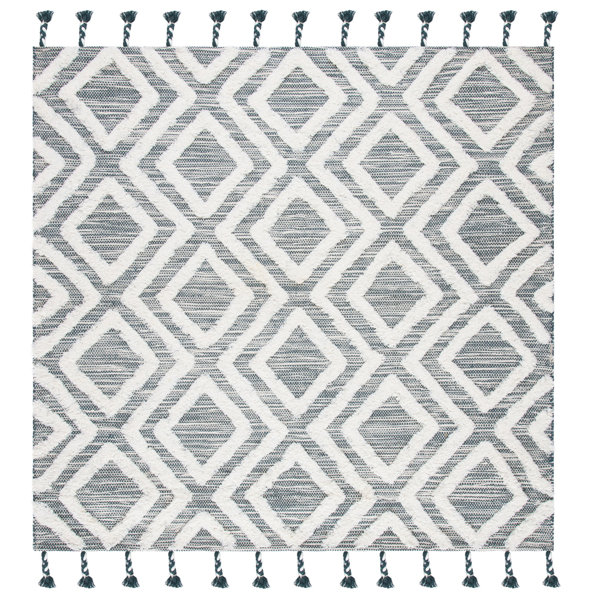 Union Rustic Alimatou Hand Tufted Wool Geometric Rug & Reviews | Wayfair