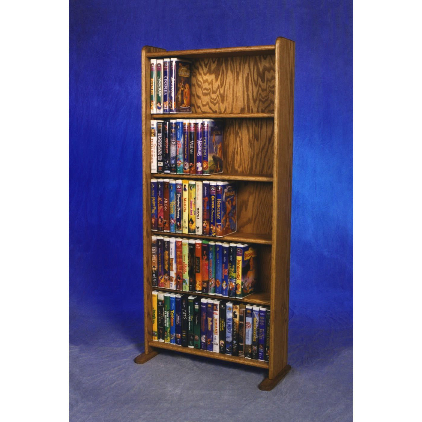Rebrilliant Shelf-Style Wooden DVD/VHS Rack - 07 Series & Reviews | Wayfair