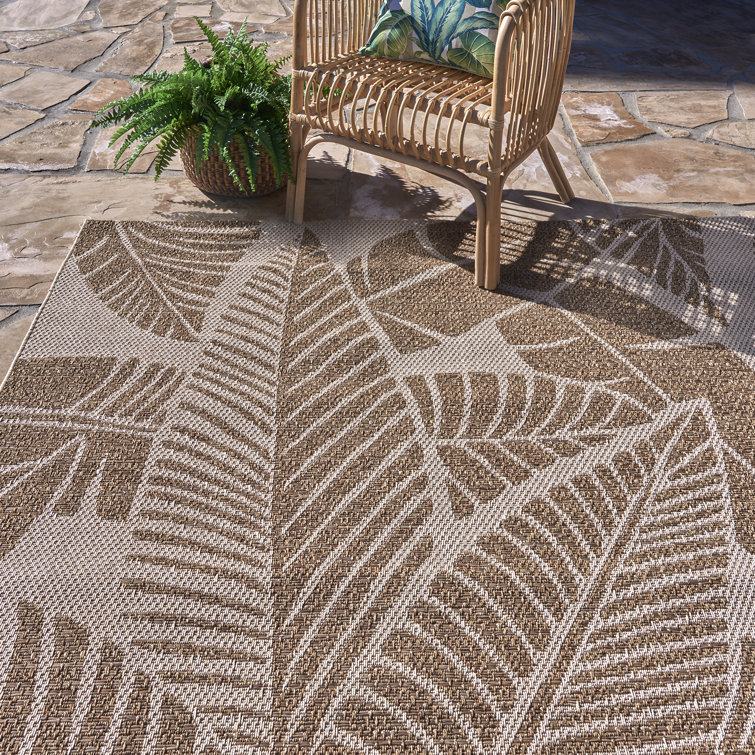 Studio by Brown Jordan Yarra Brown Indoor/Outdoor Rug | Wayfair
