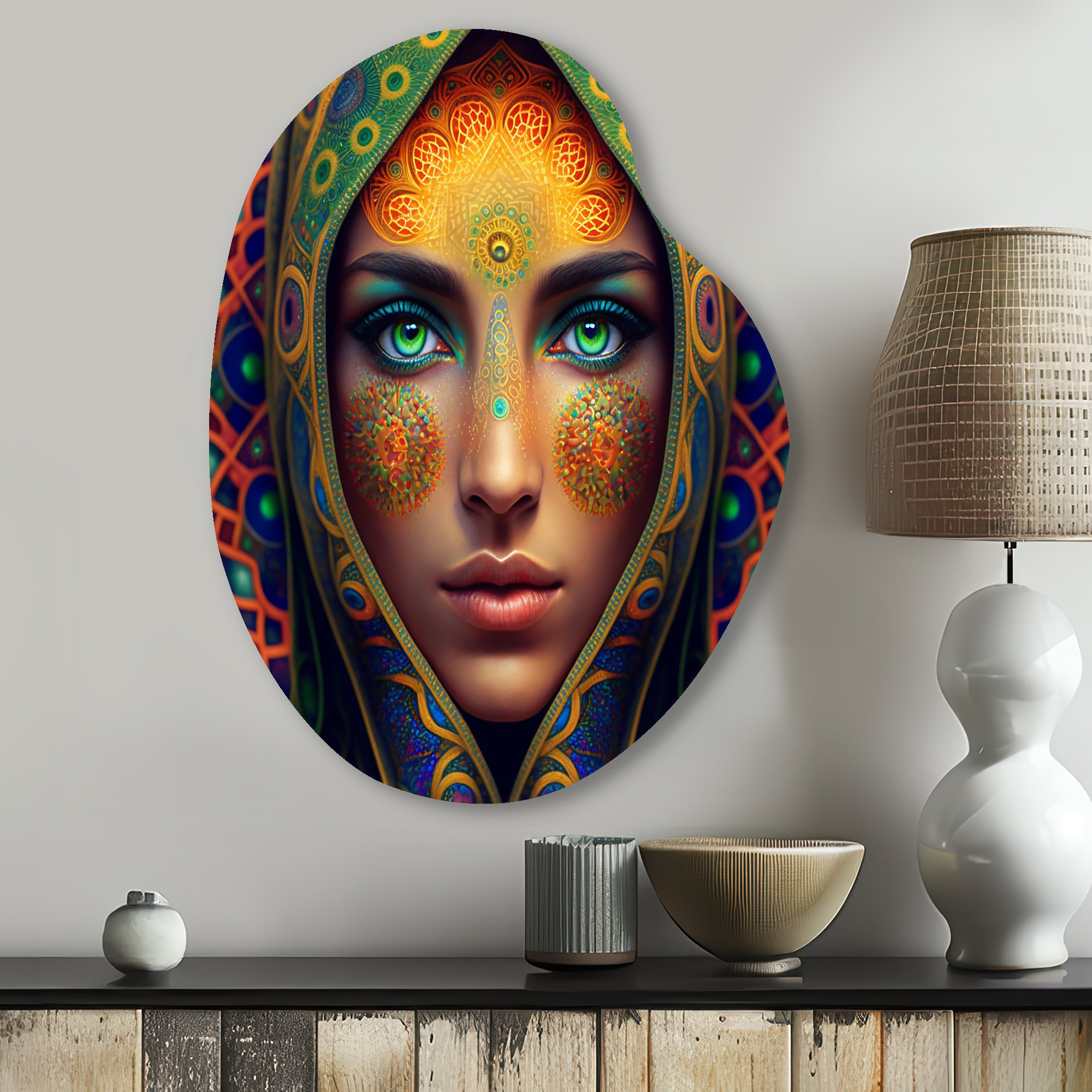 Latitude Run® Portrait Of A Persian Beauty VI - Arabic Woman Pear Shape ...