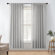 Ebern Designs Janie Linen Blend Semi Sheer Curtain Pair & Reviews | Wayfair