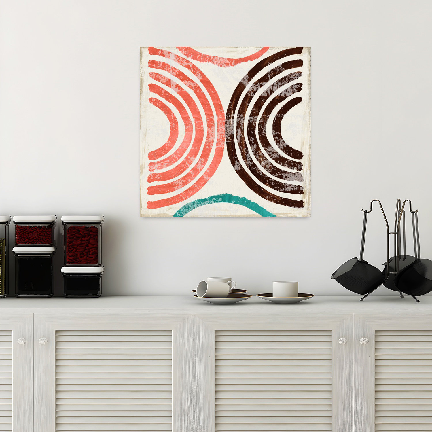 Latitude Run® Chipper III Abstract Bold Contemporary Art | Wayfair