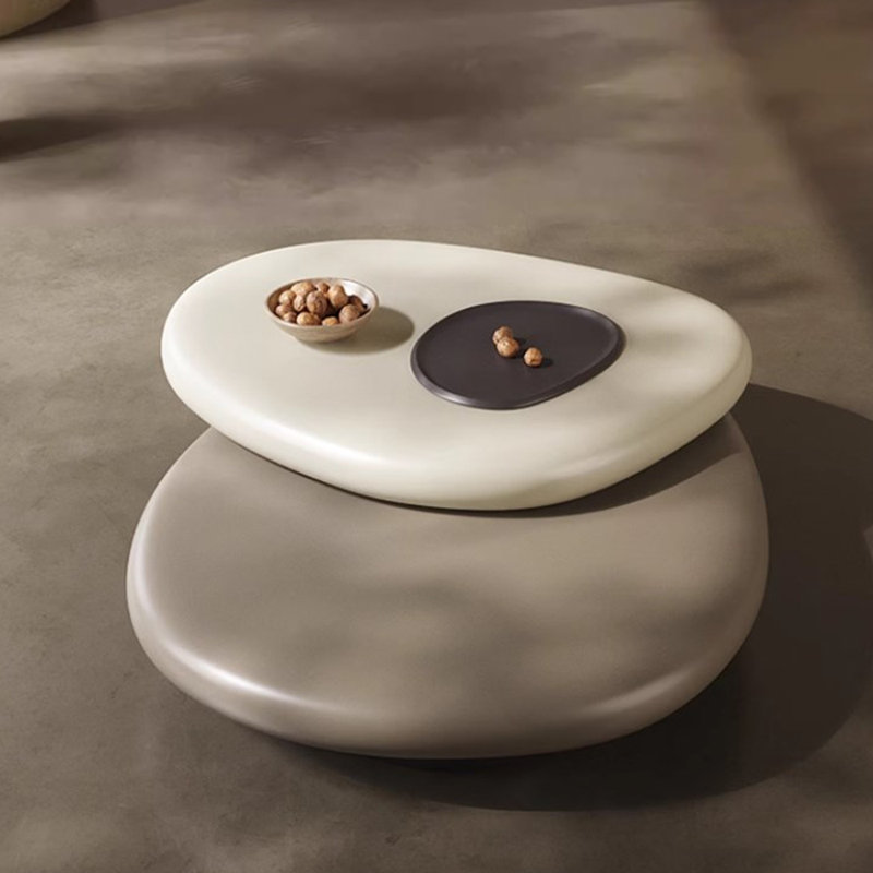 jessica Pebble Shaped Rotating End Table Nesting Coffee Table | Wayfair