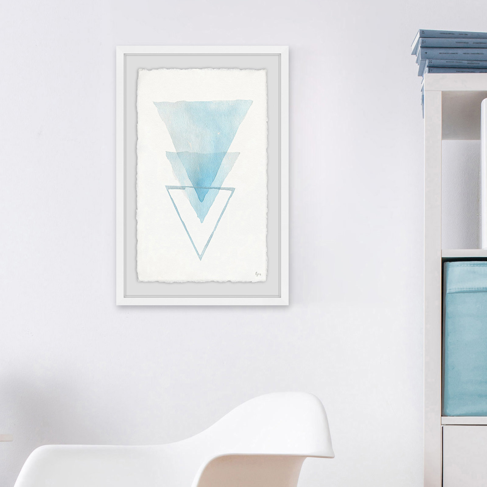 Ivy Bronx 'Inverted Iceberg' - Picture Frame Graphic Art Print on Paper ...