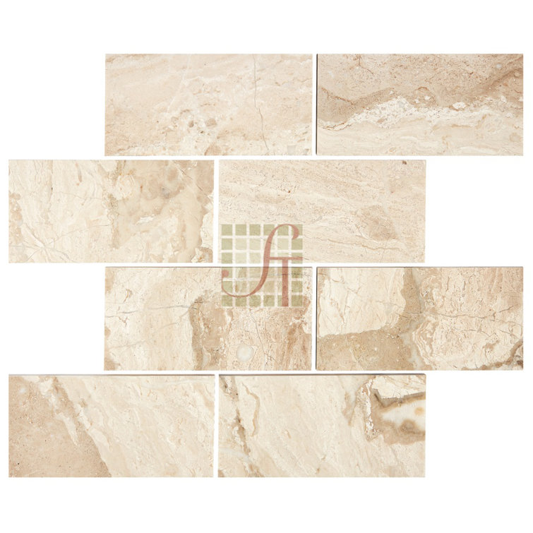 Stone & Tile Shoppe, Inc. 6" x 12" Marble Marble Look Wall & Floor Tile ...