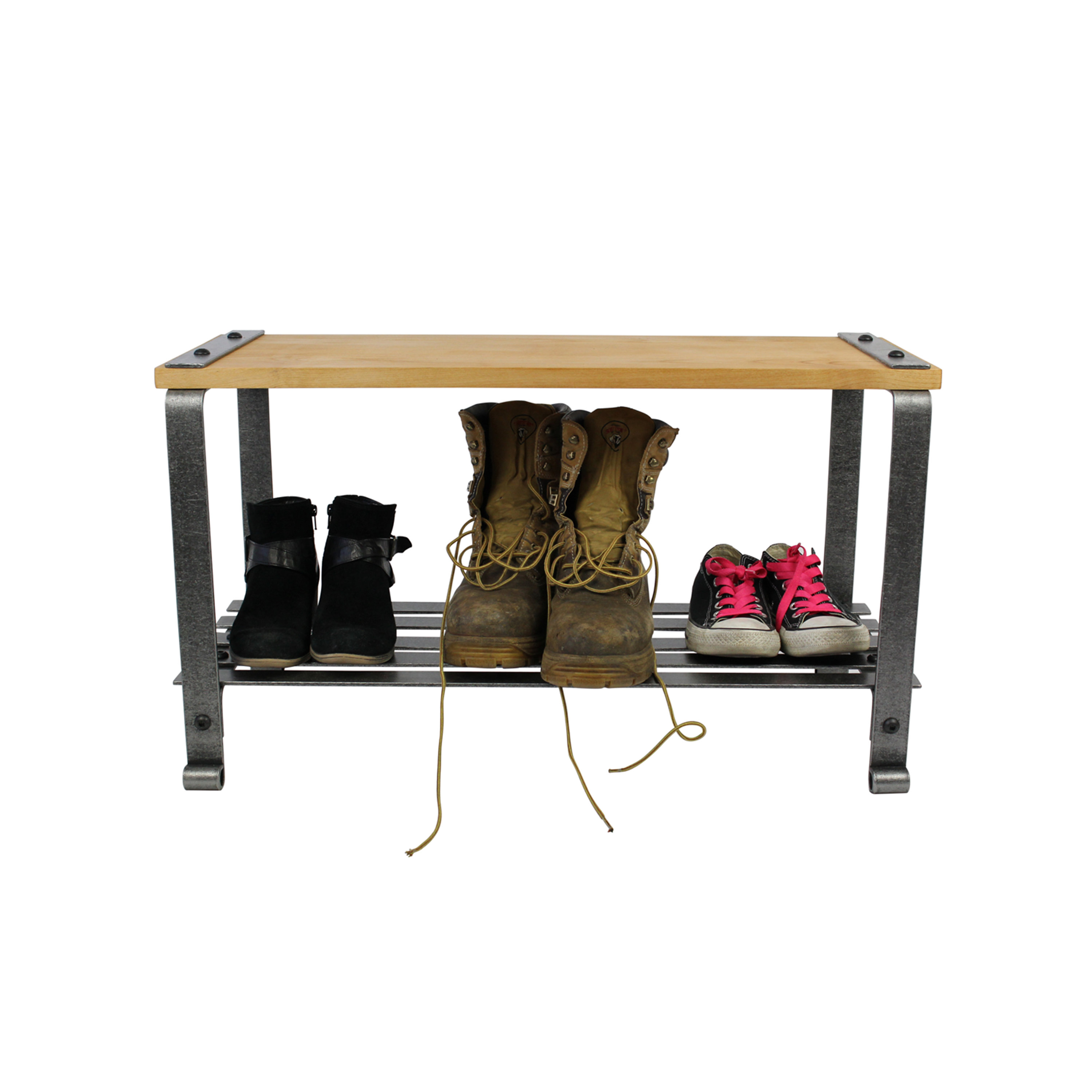 Enclume Handcrafted Craftsman Multi Purpose Bench with Solid Alder Wood ...