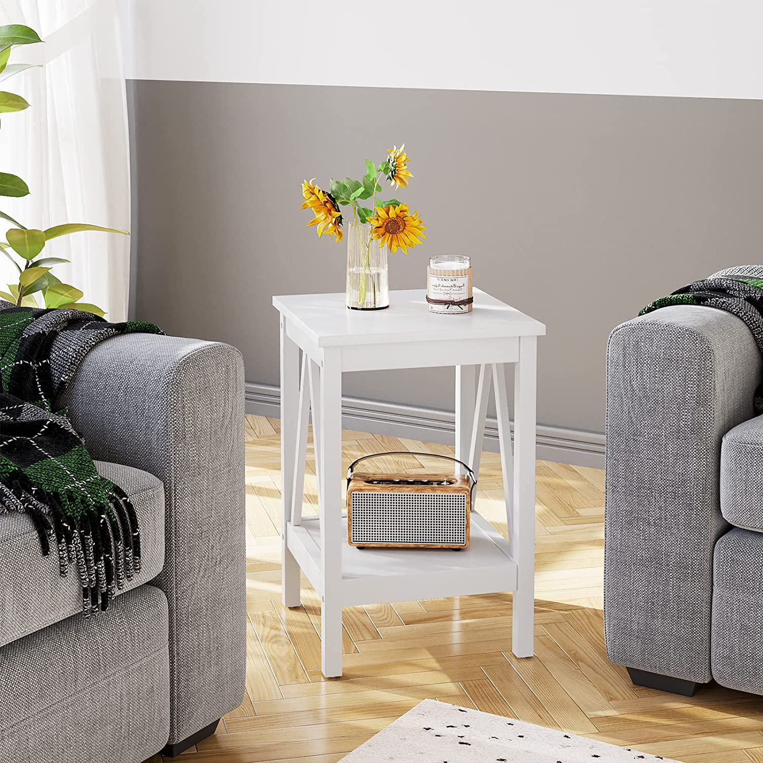Winston Porter End Table With Storage Shelf - Wayfair Canada