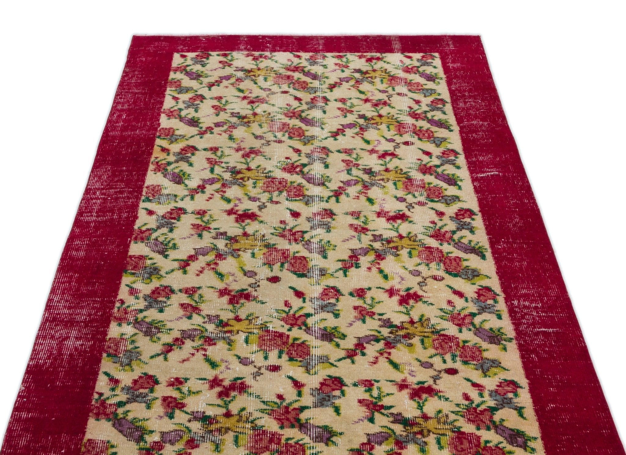 Bungalow Rose Tapis intérieur / extérieur rectangulaire en laine 3 pi 9 po x 6 pi 11 po Arismel ...