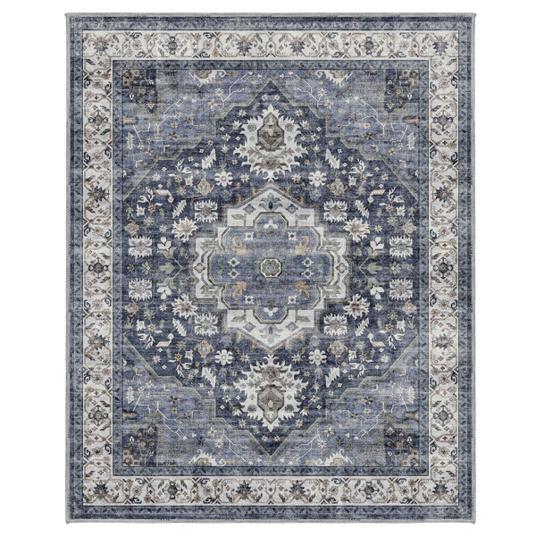 Bungalow Rose Schriber Oriental Indoor Rug | Wayfair