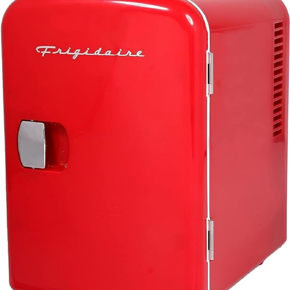 Frigidaire Retro Mini Fridge Cooler, Holds Up to 9 Cans, Portable ...