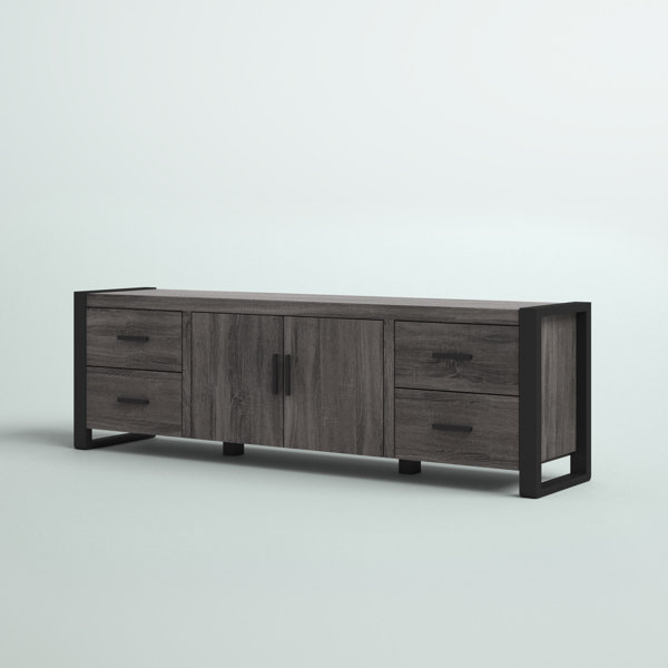 Wade Logan® Meuble télé de 70 po à 2 portes pour téléviseur de 80 po ou ...