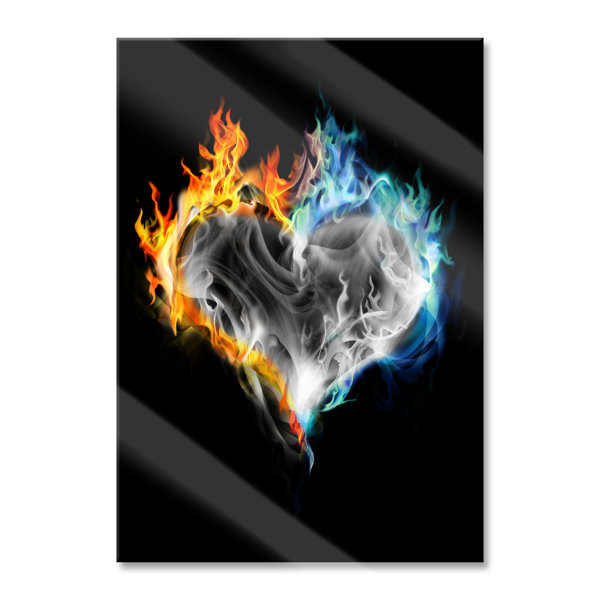 Herz Feuer Wasser