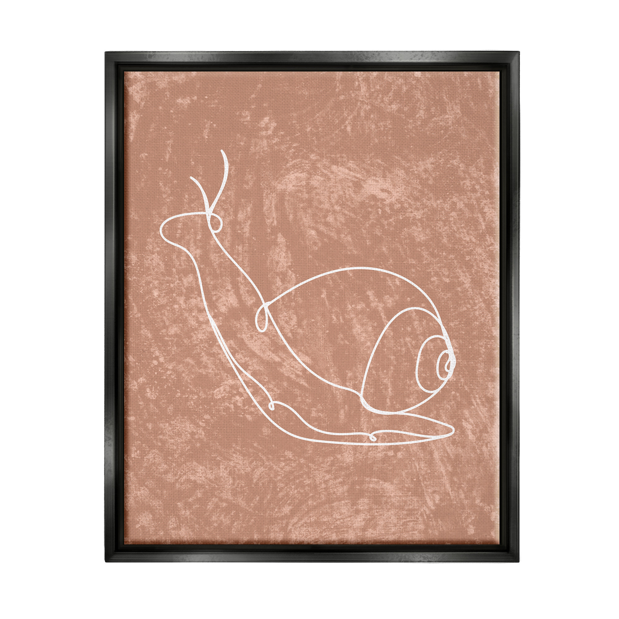 Stupell Industries Ba-280-Floater Snail Line Drawing | Wayfair