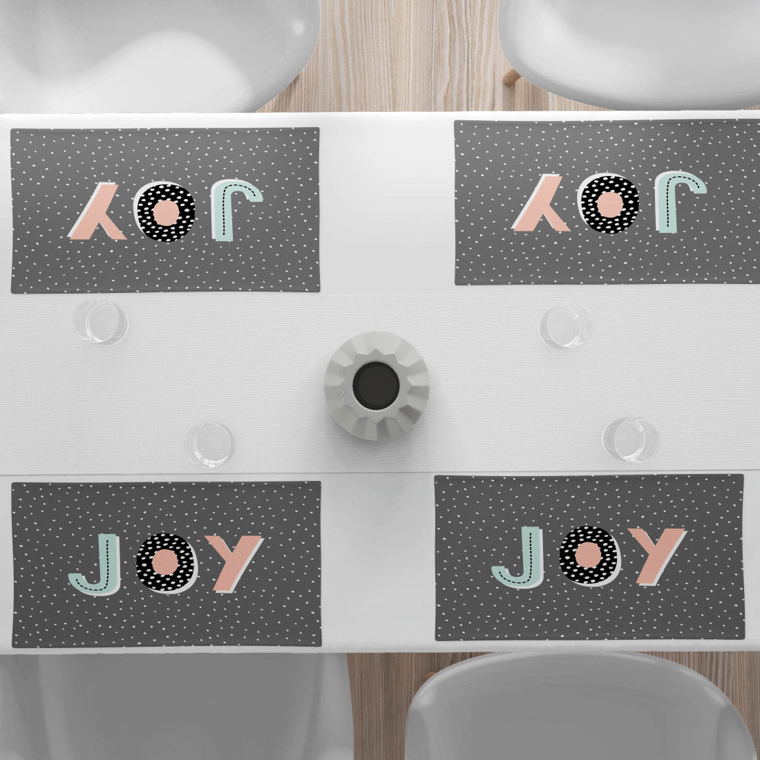 East Urban Home Joy 18.5" Placemat | Wayfair