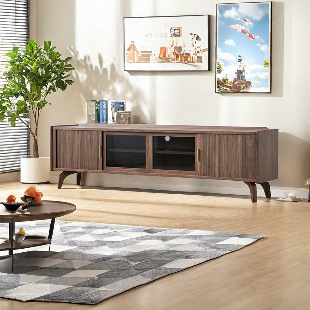 The Invincibles home Modern Symmetrical TV Stand | Wayfair