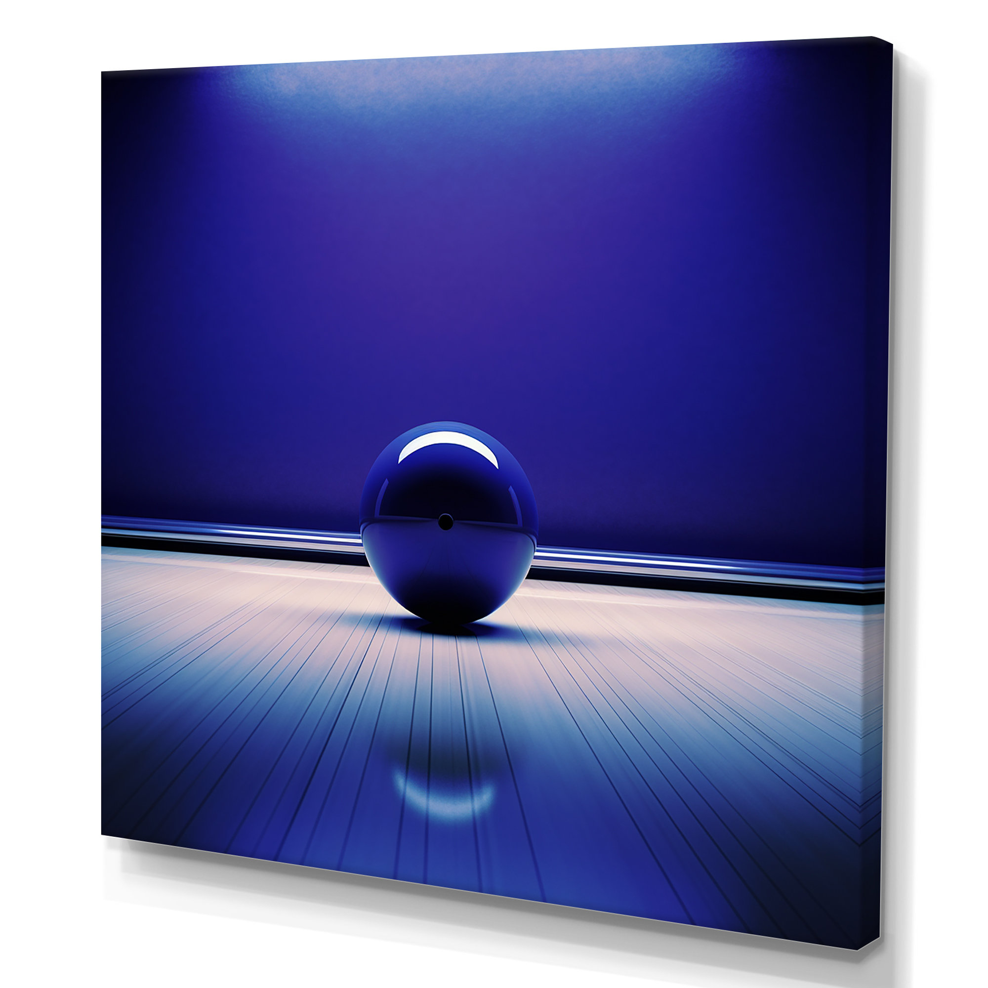 Wrought Studio Bowling Indigo Impact - Bowling Canvas Prints - Wayfair ...