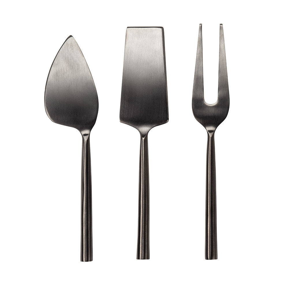 Prep & Savour Set Of 3 Black Matte Finish Cheese Servers - Wayfair Canada
