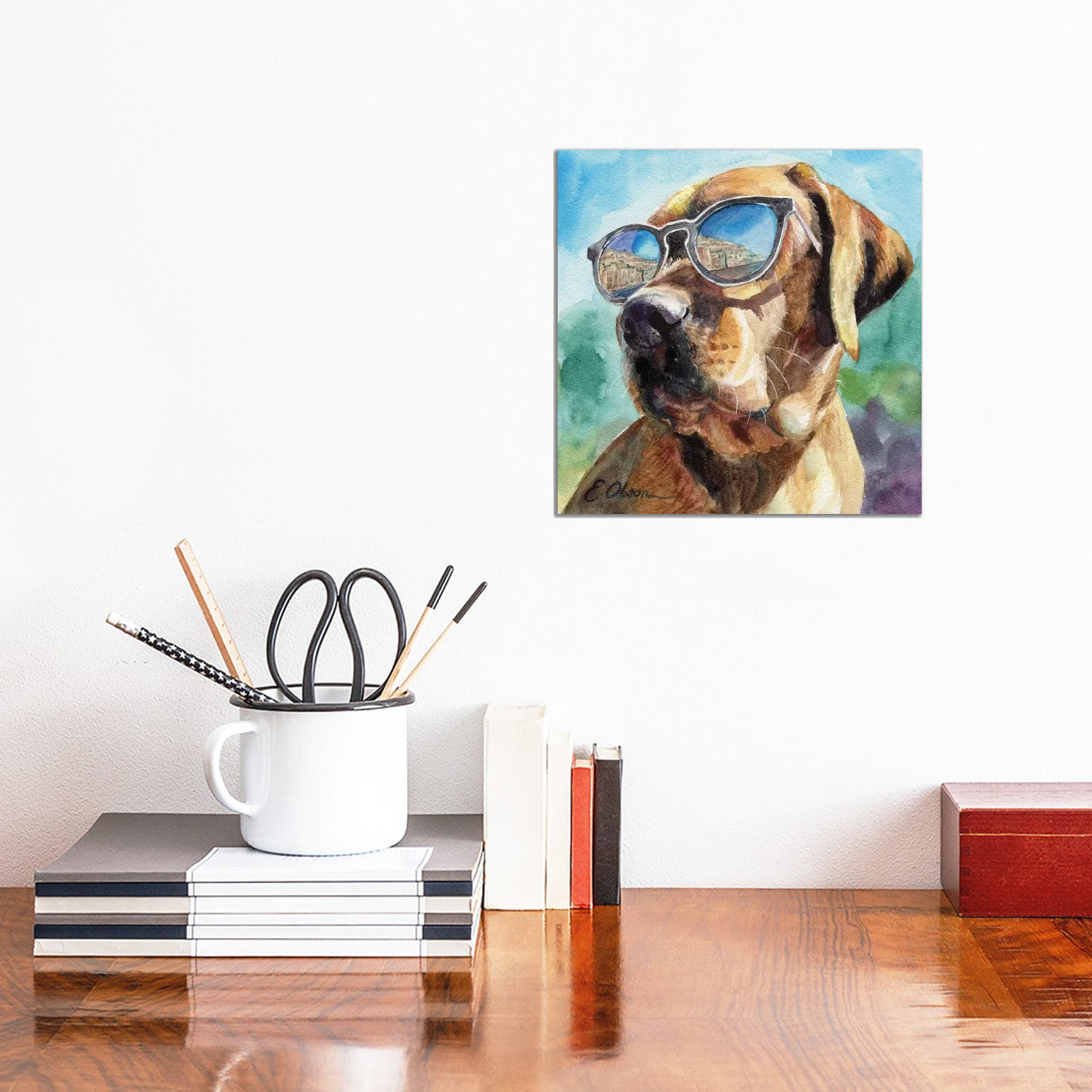 East Urban Home Soakin' up the Sun - Wrapped Canvas Print | Wayfair