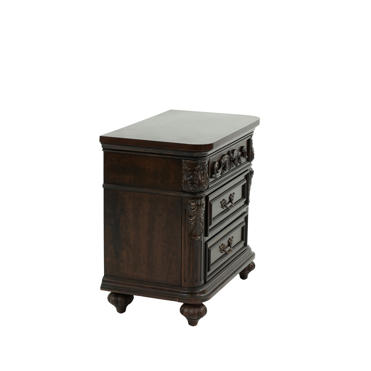 Canora Grey Traditional 1Pc Nightstand Bedroom Furniture Veneer 2 ...